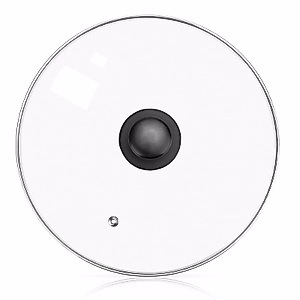 10 3/8" Glass Slow Cooker Lid SCRC507-Replacement for W Rival Slow Cooker 5 and 6 Quart Replacement Round Glass Lid