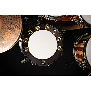 Meinl Percussion Backbeat Pro 13" Brass Hoop Tambourine with Brass Jingles for Snare Drums, TWO YEAR WARRANTY (BBP13)