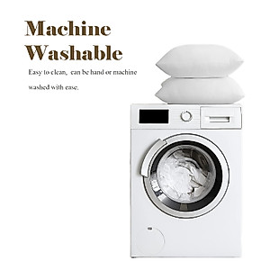 Bedemu White Pillow Cases Set of 2 with Invisible Zipper, 100% Cotton Pillow Protectors with 600 Thread Count, Cooling & Breathable Pillow Case for Hot Sleepers, Standard Size 20 x 26 Inches, 2 Pack