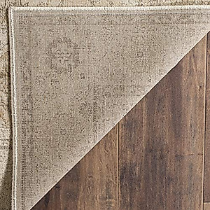 SAFAVIEH Vintage Collection 3'3" x 5'7" Stone VTG159 Oriental Traditional Distressed Premium Viscose Area Rug