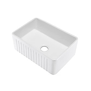 Swiss Madison SM-KS245 Delice 24 x 18 Ceramic, Farmhouse Kitchen Sink with Apron