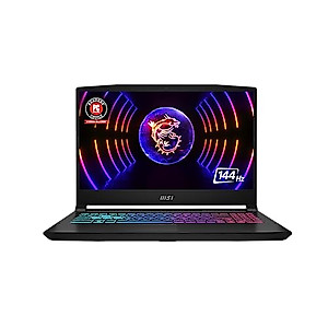 MSI Katana 15 Laptop: Intel Core i7-13620H, GeForce RTX 4060, 15.6" FHD 144Hz, 16GB DDR5, 1TB NVMe SSD, USB 3.2 Gen1 Type C w/DP, Cooler Boost 5, Win 11 Pro: Black B13VFK-1264US