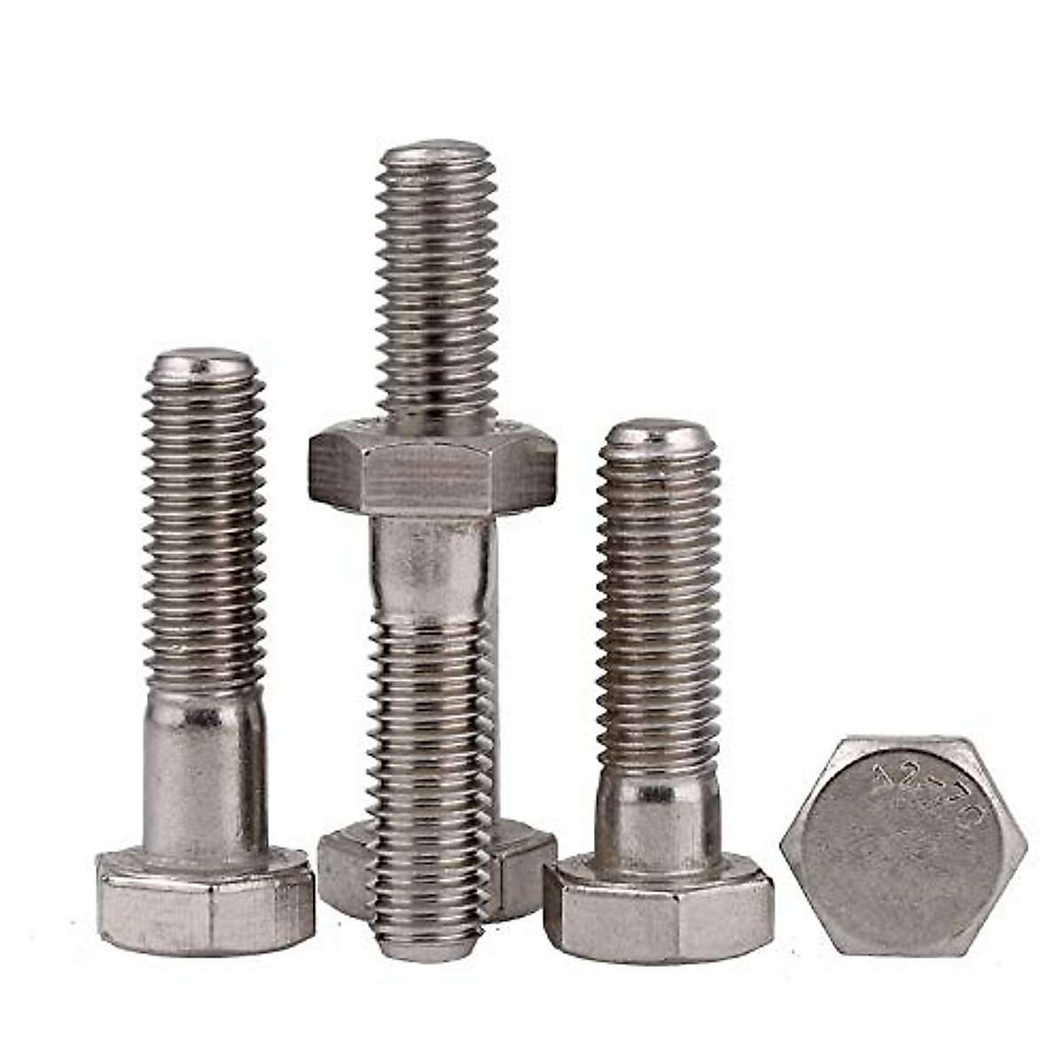Ochoos GB5782/DIN931 Stainless Steel 304 Half Tooth hex Screw/hex Half Tooth Bolt M8 M10 - (Dimensions: M10X90)