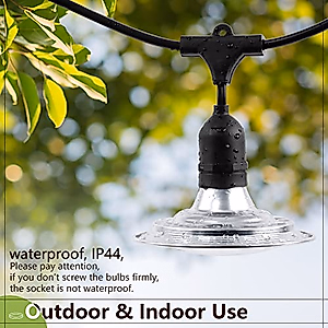 Espird Outdoor Grow Light, Greenhouse String Grow Light, Waterproof Plant Growing Lamps, UL Certified LED Grow Lights for Greenhouse Garden, 21.3FT Full Spectrum Grow Light for Veg Seedling Flower