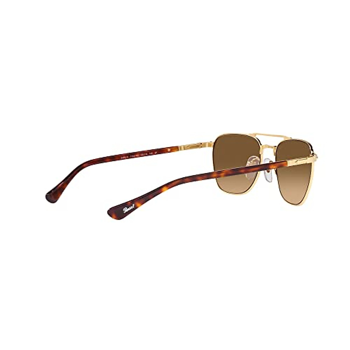 Persol PO2494S Square Sunglasses, Gold/Brown Gradient Polarized, 53 mm