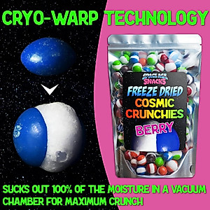 Premium Freeze Dried Berry Cosmic Crunchies - 8 Ounces of Berry Cosmic Crunchies Freeze Dried Candy - Space Age Snacks Freeze Dry Candy Freetles for All Ages