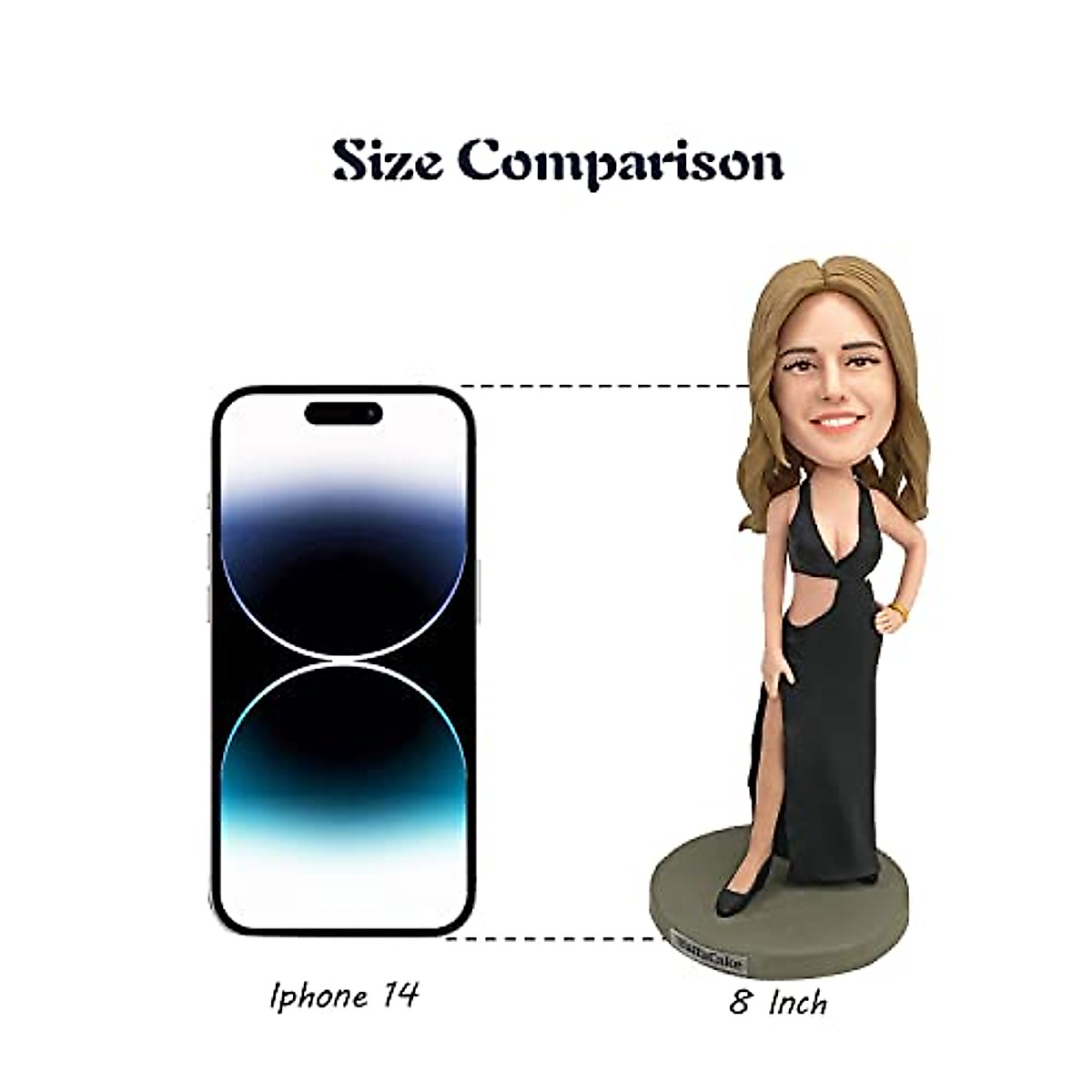 Full Custom Head & Body Figurines Personalized Bobblehead Based on Your Photos for Lovers, Families