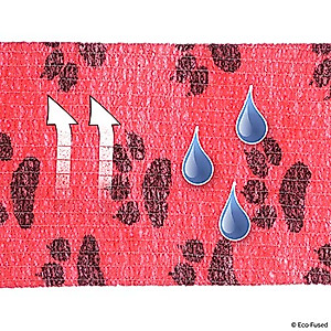 Self Adhering Bandage - Injury Wrap Tape for Dogs - Pack of 6 - Supports Muscles and Joints - Does not Stick to Hair - Elastic, Water Repellent, Breathable - Relieves Stress (for Dogs)