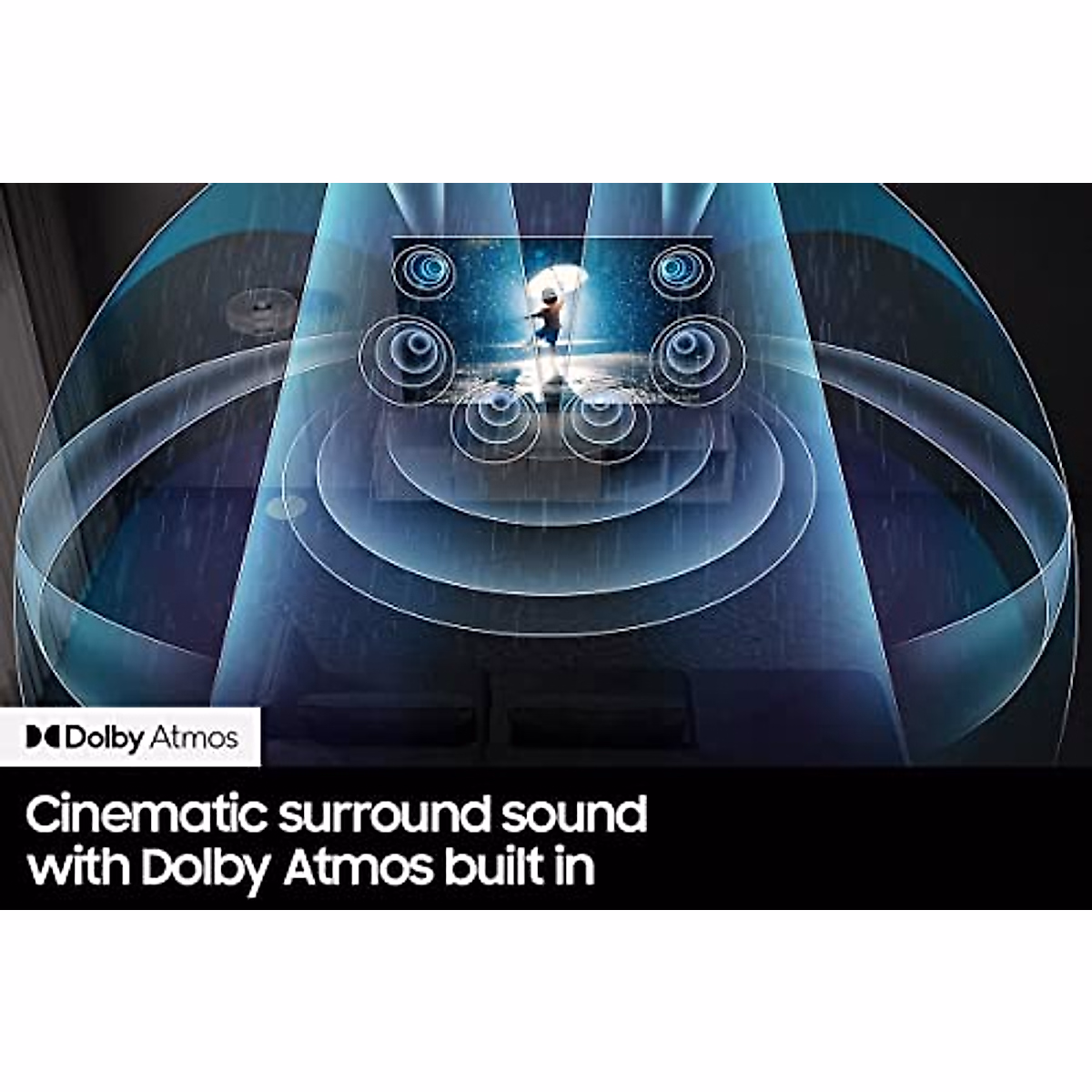 Samsung 55-Inch Class QLED 4K UHD Q80B Series Direct Full Array Quantum HDR 12x Smart TV 2022 QN55Q80BAF Includes Free 2 Year , (QN55Q80BAFXZA)