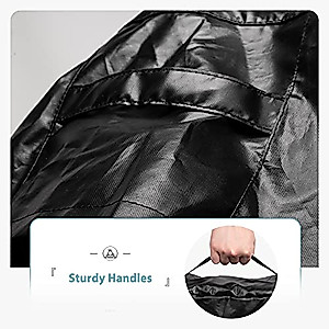 SHINESTAR Fire Pit Cover for 42-48" Fire Pit Table, Patio Furniture Cover Fits Coffee Table Rectangular, 48Lx 24W x 18H Inches, Heavy Duty Waterproof, Anti-UV & Rip-Resistant