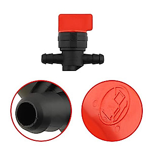 Panari 1/4" Fuel Hose Gas Inline Straight Cutoff Shut Off Valve Clamp for 493960 494768 698183 283207 95162S Oregon 07-406 AM36141 AM107340 Toro 1-603770 54-3150
