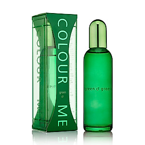 Milton-Lloyd Colour Me Green - Cologne for Men - Oriental Perfume for Men - Woody, Amber Fragrances - Mens Cologne - Long Lasting Perfume - 3 oz