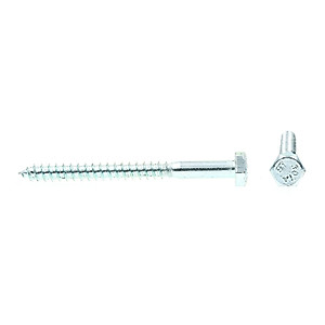 Prime-Line 9055135 Hex Lag Screws, 1/4 In. X 3 In., A307 Grade A Zinc Plated Steel (100 Pack)