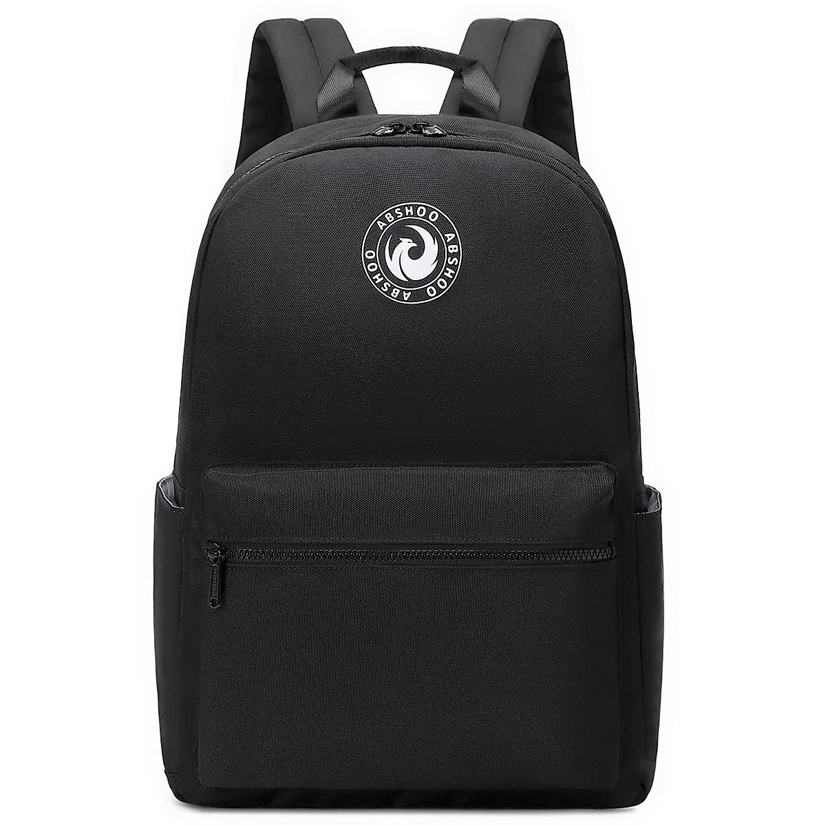 Abshoo Lightweight Backpack for School Classic Basic Water Resistant Casual Daypack Plain Bookbag (Baby Pink)