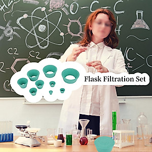 AUNMAS Filter Adapter Cones Rubber, Filtration Flask Vacuum Rubber Adaptor L25 204Y Stopper Buchner Funnel Flask Filtration Set