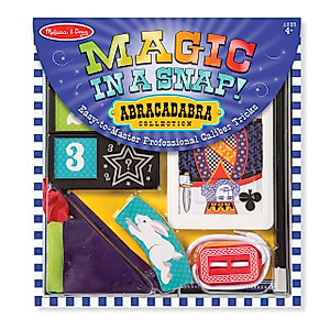 Melissa & Doug Magic in a Snap! Abracadabra Collection Magic Tricks Set (10 pcs) - For Kids Ages 4+