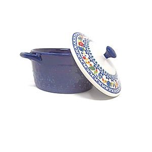 Pioneer Woman Mini Casserole with Lid (14.4 oz, Cobalt)
