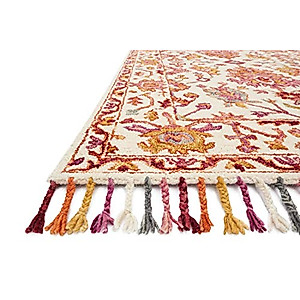 Loloi Rugs, Zharah Collection - Berry Area Rug, 5' x 7'6"