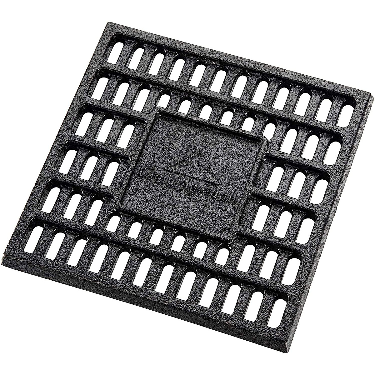 CAMPINGMOON Cast Iron Coal Bed Charcoal Fire Grate 8.27x8.27-inch T-210
