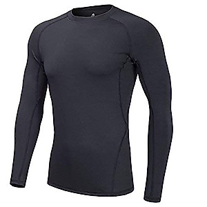 LANBAOSI Boys&Girls Long Sleeve Compression Soccer Practice T-Shirt