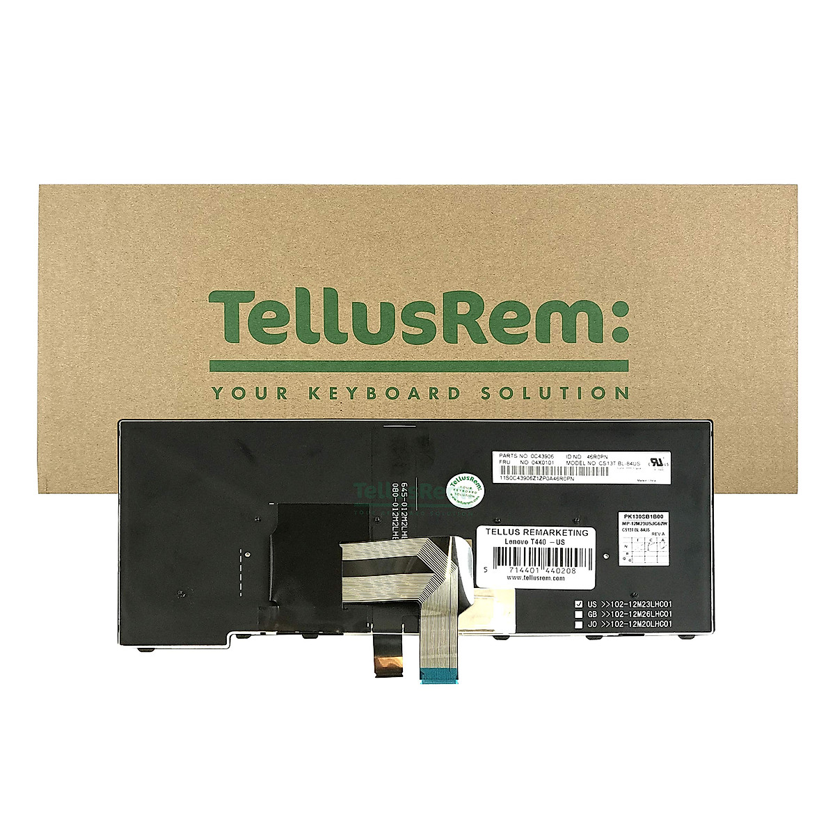 Replacement US Non-Backlit Keyboard for Lenovo Thinkpad T431 T431S E431 T440 T440P T440S E440 L440 T450 T450S T460 L450 T440E