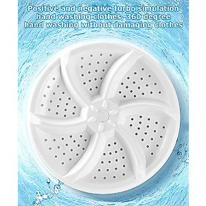 UEncounter Portable Washer USB Powered Cleaning Washing Machine Mini Turbo Washer for Socks Underwear and Baby Clothes