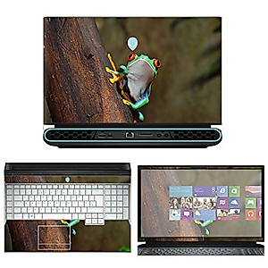 Decalrus - Protective Decal Frog Skin Sticker for 2019 Alienware Area-51m AWAR51M (17.3" Screen) case Cover wrap ALarea51m_17-86