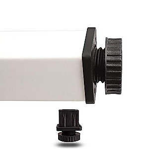 Need 55 Inch Large Computer Desk - Modern Simple Style Home Office Gaming Desk, Basic Writing Table for Study Student, White Metal Frame, White