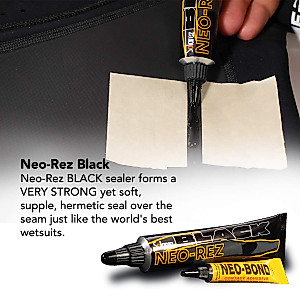 SOLAREZ Neo-Rez Black - New! Wetsuit Repair & Filler ~ Fix, Repair, Fill and Seal Neoprene Wetsuits or Hip Waders Instantly! One and Only #1 Solar UV Cure Wetsuit Fill & Repair! ~ Made in The USA!…