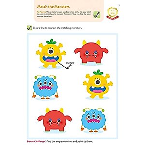 Play Smart Early Learning: Pre-k Activity Workbook : Learn Essential First Skills: Tracing, Coloring, Shapes, Cutting, Drawing, Picture Puzzles, Numbers, Letters; Go-green Activity-board