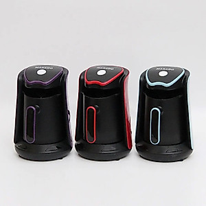 MARADO Turkish Arabic Greek Coffee Pot Maker Electric Machine 110v US PLUG 100% BPA-free, 1-4 Cups Brewing Capacity with Cook Sense Technology, Anti - Overflow cooking (Red), NORMAL, MA-1688