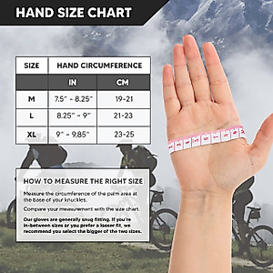 LuxoBike Cycling Gloves Mountain Bike for Men – Shock Absorbing SBR Gel Padded – Anti Slip Palm – Ultra Breathable – Specialized for Mens Bicycling, Biking, MTB Biker, Road Bicycle Riding