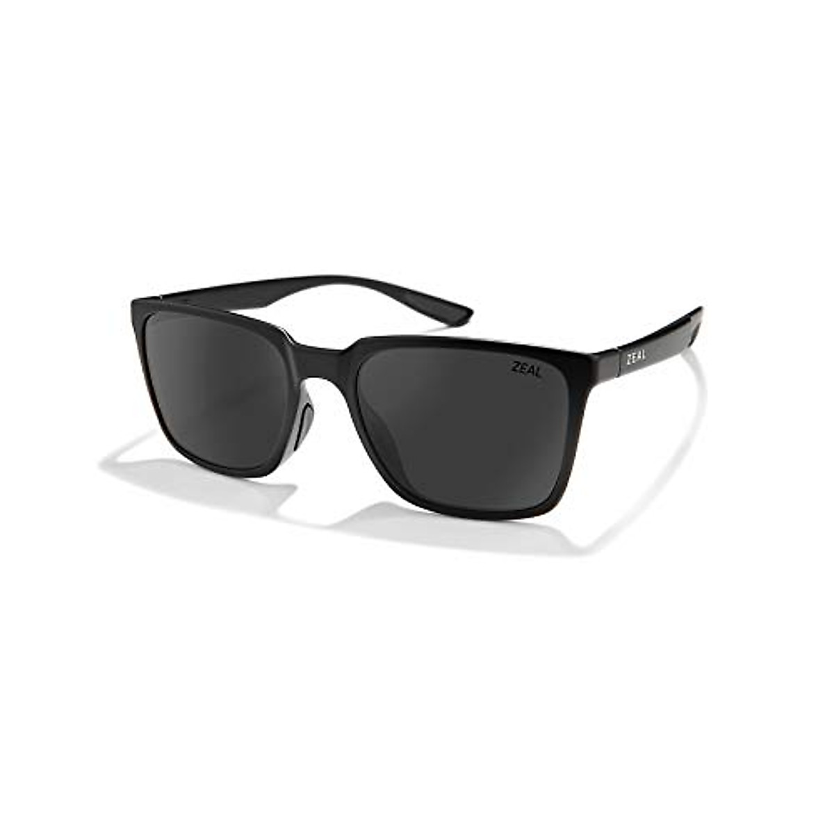 Zeal Optics Campo | Plant-Based Polarized Sunglasses for Men & Women- Matte Black/Polarized Dark Grey Lens