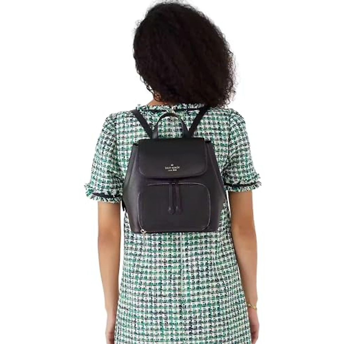 Kate Spade Kristi Medium Flap Backpack (Black)