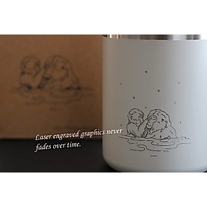 Coreflex 12 oz Insulated Coffee Mug with Handle & Lid, Stainless Steel Double Walled Vacuum Insulated Tumbler Cup, Travel Coffee Cup Thermal Cup - Home, Office, Travel, Outdoor, Camping