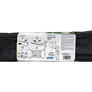 Camco Folding Bamboo Table with Aluminum Legs | Natural Bamboo Top | Lightweight for Added Portability (51895)