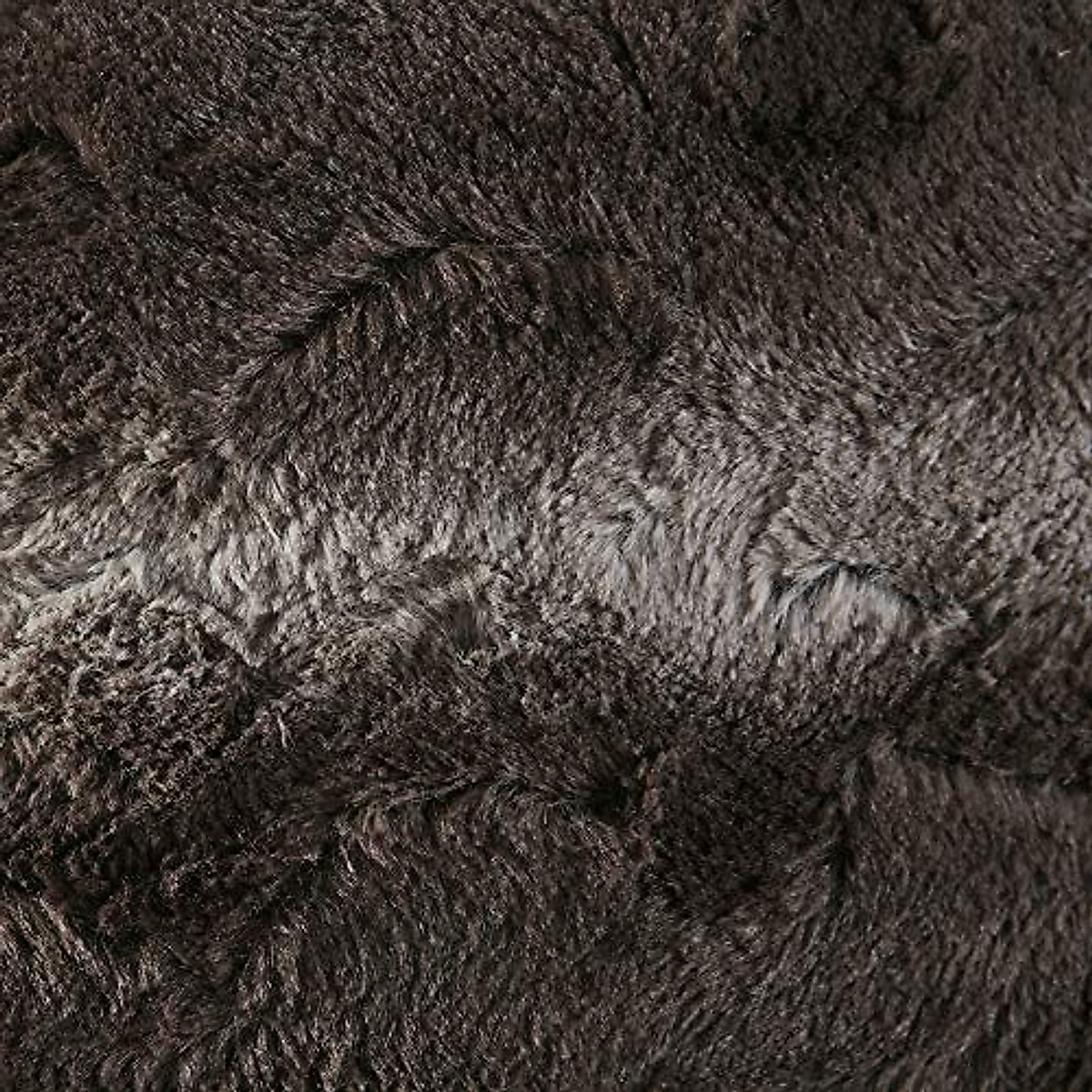 Madison Park Zuri Faux Fur Animal Throw Pillow, Luxury Square Decorative Pillow, 20X20, Brown, 1 Count (Pack of 1)