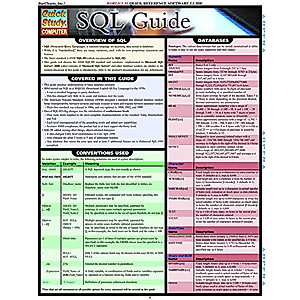 SQL Guide Laminated Reference Guide (QuickStudy SQL)
