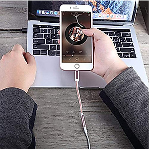 Wahbite 3 in 1 Nylon Braided Aux Cord Adapter Combined Sets for iPhone 12 11 Xs Max XR X 8 7 6 5 to Car/Home Stereo/Speaker/Headphone, Lightning to 3.5mm Audio Jack Adapter + 3.5mm Auxiliary Cable