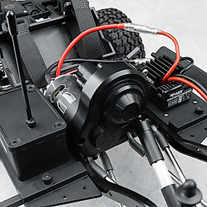 RCLIONS Upgraded Stealth XF Transmission Set RC Car Gearbox for Element Enduro ECTO SE IFS 1/10th Scale Crawler Car