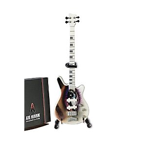 Fan Merch Prince Signature One Eye Bass Miniature Guitar Replica …