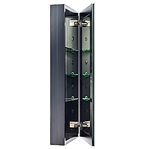 Miseno MBC3615-BL MBC3615 Dual Mount 36" H X 15" W Medicine Cabinet (Surface or Recessed Mounting)