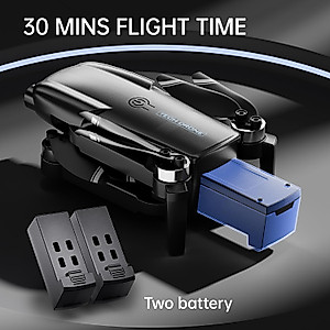 istone i5 Drone with 1080P HD FPV Camera,Foldable Drone for Kids and Adults with Brushless Motors,90° Adjustable Lens,Altitude Hold,Carrying Case,Gifts for Kids and Adults