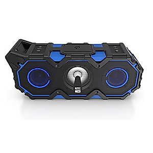 Altec Lansing Super Lifejacket Jolt - Waterproof Bluetooth Speaker, Durable & Portable Speaker with Qi Wireless Charging and Customizable Lights, Wireless Speaker for Travel & Outdoor Use