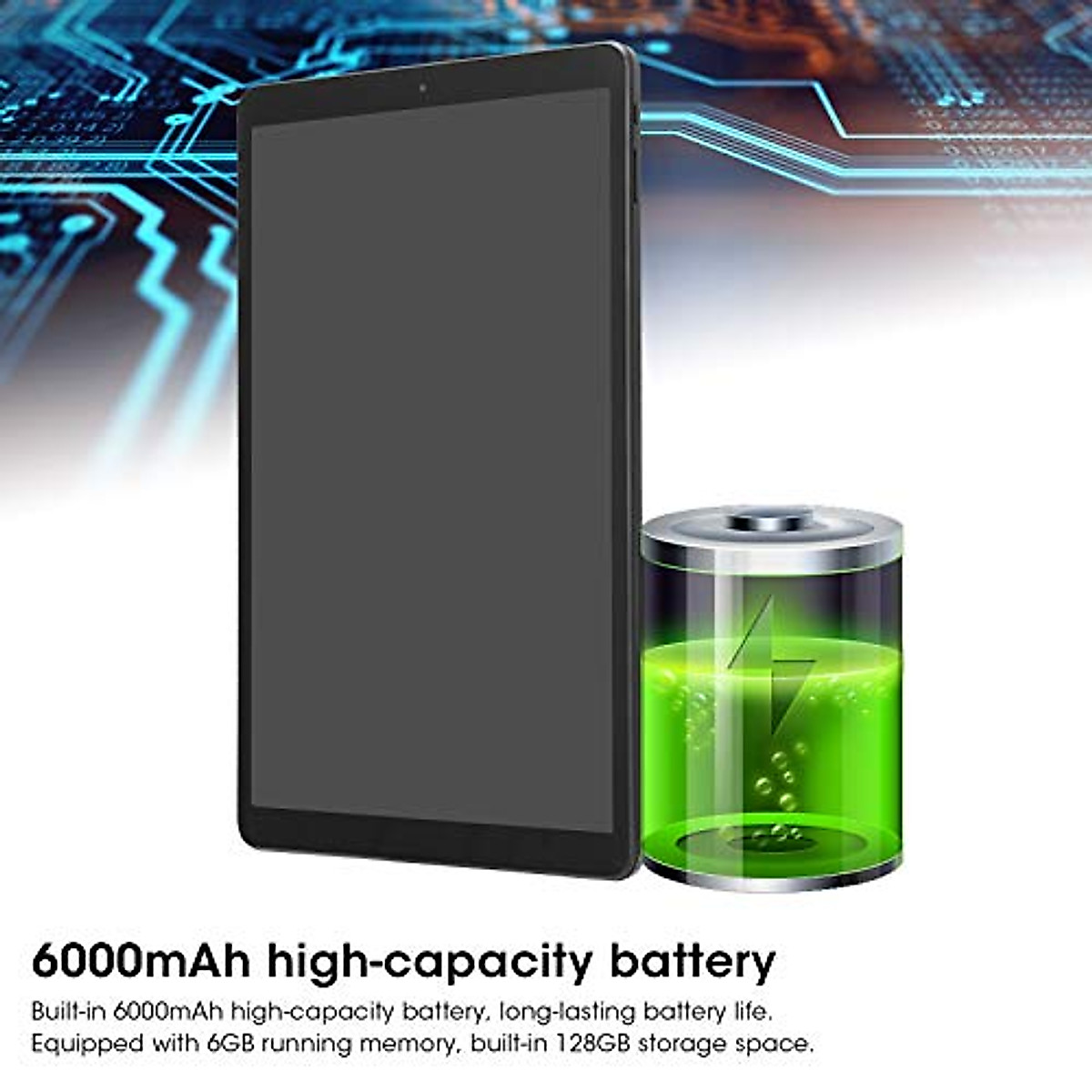 ASHATA IPlay20 Pro 10.1 Tablet, 6GB RAM 128GB ROM SC9863A, 10 Point Touch, Support 2.4G+5G Dual Band WiFi, with 8 Core CPU Processor, 4G Network Tablet PC for Android 10 (US Plug)