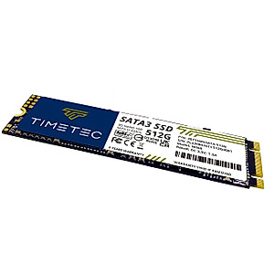 Timetec 512GBx2 (2 Pack) SSD 3D NAND SATA III 6Gb/s M.2 2280 NGFF 256TBW Read Speed Up to 550MB/s SLC Cache Performance Boost Internal Solid State Drive for PC Computer Laptop and Desktop