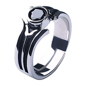 Anime Kirito Cosplay Kirigaya Kazuto SAO Ring Adjustable Props New US Size #7 8 9 Gifts