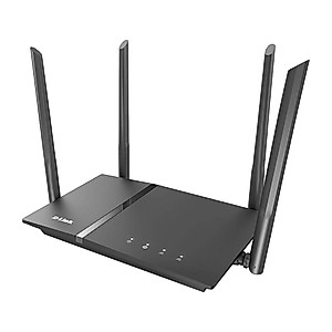 D-Link WiFi Router AC1200 High Power Gigabit Ethernet Dual Band Mesh Wireless Internet for Home Gaming Parental Control Wi-Fi (DIR-1260)