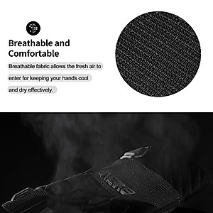 INBIKE Cycling Bike Gloves Padded Half Finger Bicycle Gloves Shock-Absorbing Anti-Slip Breathable MTB Road Biking Gloves for Men/Women