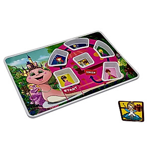 K'ONIJO Fun Picky Eaters Maze Plate Adventure: Unlock New Tastes, Follow the Path to the Hidden Treat! Fairy Princess Themed